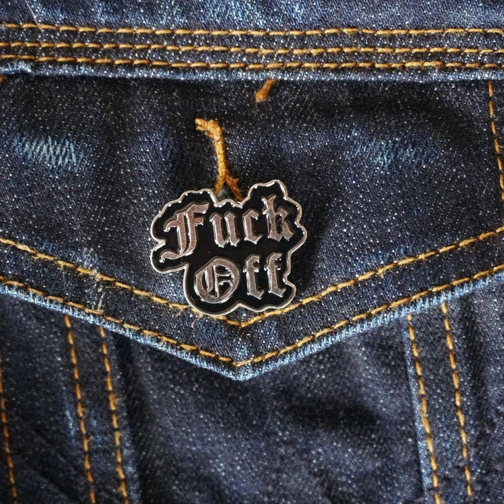 Fuck Off Pin Badge Funky Jewellery At Famous Rebel