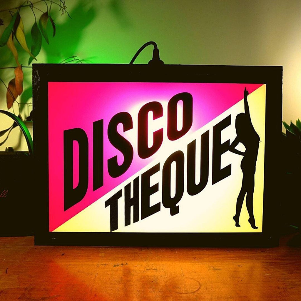 Discotheque - Lightbox. Original Lighting by Famous Rebel