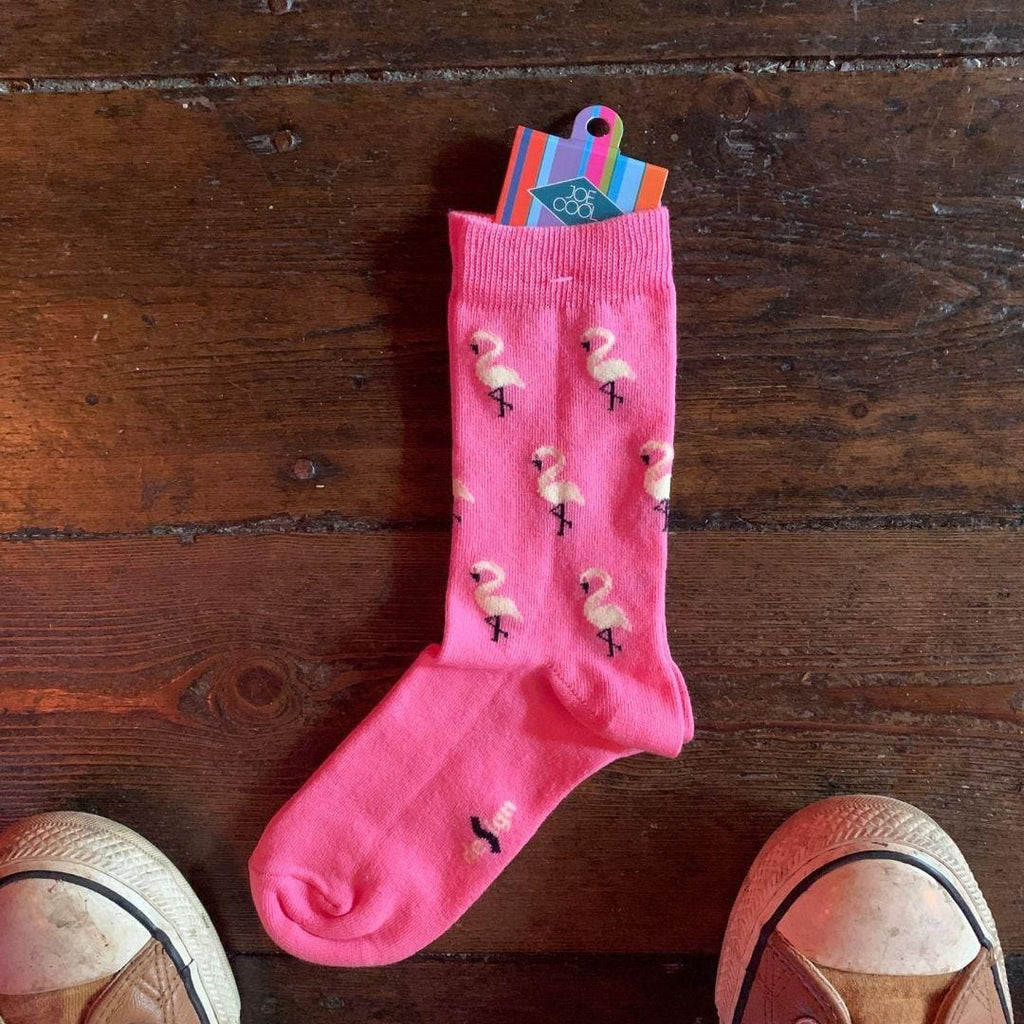 Flamingo socks-Joe Cool. Funky Fashion at Famous Rebel.