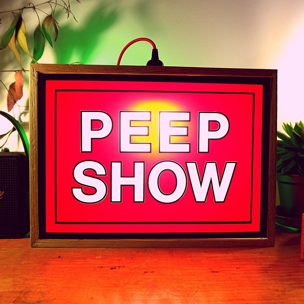 Peepshow - Lightbox. Original Lighting by Famous Rebel