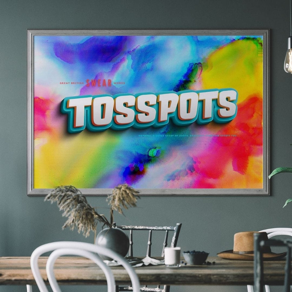 Tosspots-Great British Swearwords. Limited-Edition design by Famous ...