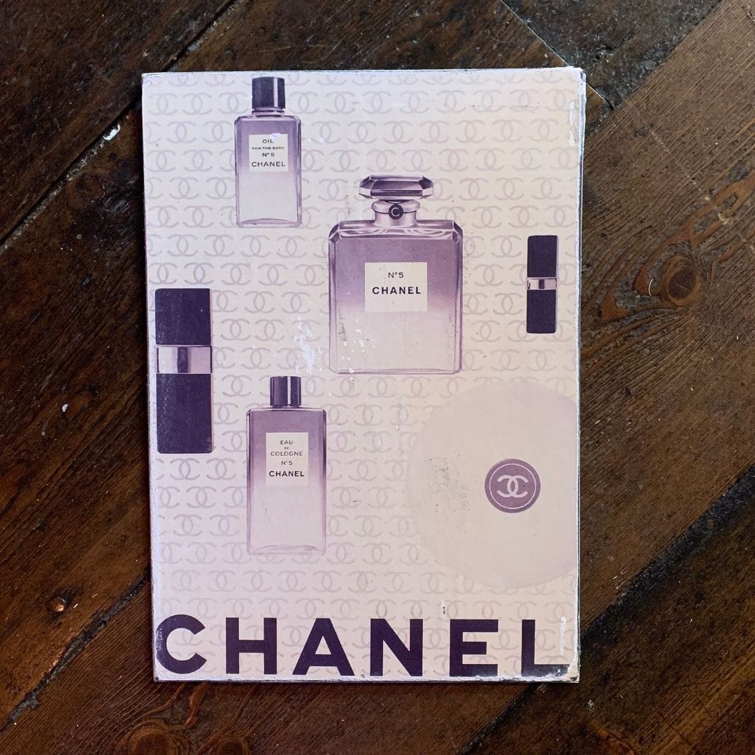 Retro Ads - Chanel For Ladies- Wood Board Art – Famous Rebel