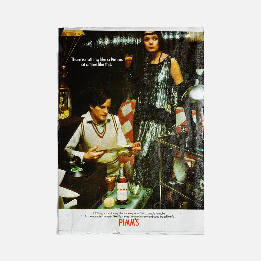 Vintage Ads- Pimms - Wooden Poster – Famous Rebel