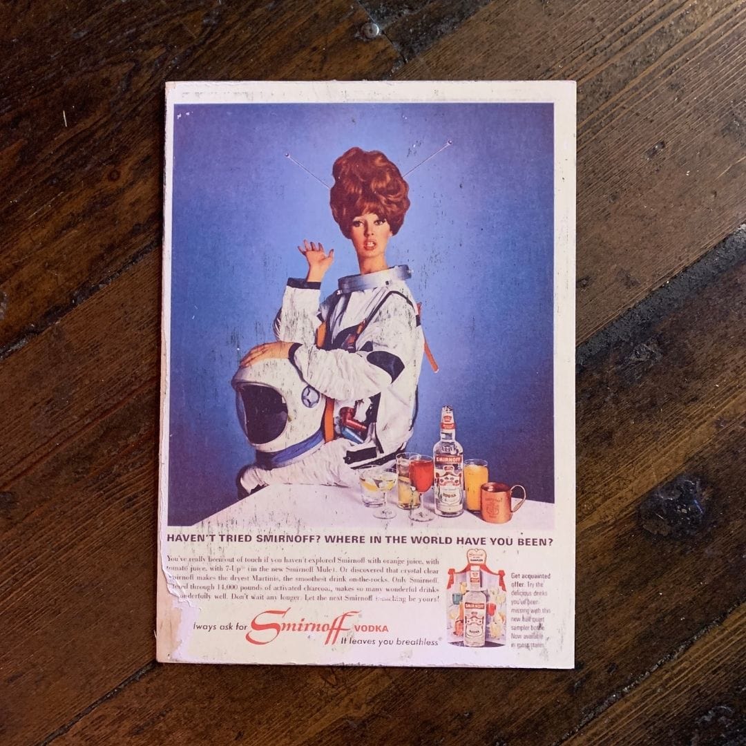 astronaut advertisement